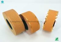 China Color Printing Water Base Ink 64mm Yellow Cork Tipping Paper for sale