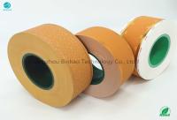 China Striaght Edge Paper 3000m Yellow Cork Tipping Paper for sale