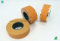 China Striaght Edge Paper 3000m Yellow Cork Tipping Paper for sale