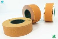 China Yellow Cork Tipping Paper Cigarette Packed 66mm Inner Core for sale
