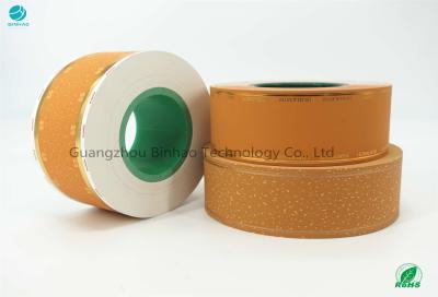 China Cigarette Yellow Cork Tipping Paper Hot Stamping 3cm Foil for sale