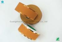 China Cigarette Yellow Cork Tipping Paper Hot Stamping 3cm Foil for sale