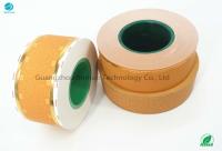 China Yellow Cork Tipping Paper Lip Release Function 34 Gsm Weight for sale