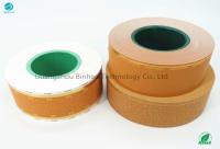 China Cork Tipping Paper Brightness >78 Rolling Filter Customized Printing for sale