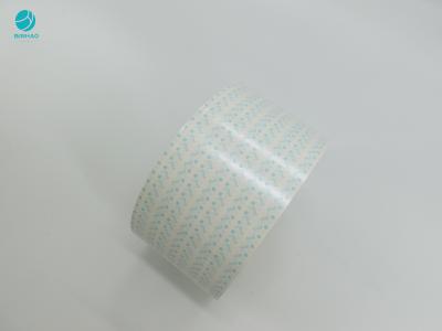 China 58gsm Green Pattern White Inner Liner Paper In Roll For Cigarette Package for sale