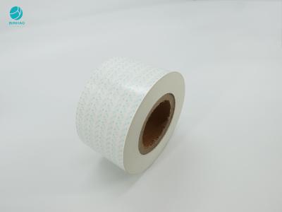 China Food Grade White Coated Green Logo Inner Liner Paper For Cigarette Package for sale