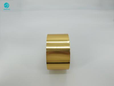 China 55Gsm Shiny Golden Cigarette Wrapping Aluminium Foil Paper For Packaging for sale