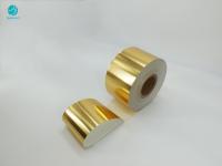 China 55Gsm Shiny Golden Cigarette Wrapping Aluminium Foil Paper For Packaging for sale