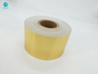 China OEM Golden Composite 83mm Aluminium Foil Paper For Cigarette Inner Package for sale