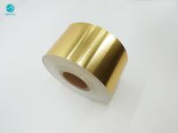 China OEM Golden Composite 83mm Aluminium Foil Paper For Cigarette Inner Package for sale