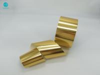 China OEM Golden Composite 83mm Aluminium Foil Paper For Cigarette Inner Package for sale