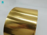 China 8011 Golden Composite Wrapper Aluminum Foil Paper For Cigarette Packaging for sale