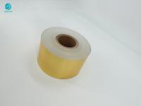 China 8011 Golden Composite Wrapper Aluminum Foil Paper For Cigarette Packaging for sale