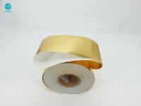 China 8011 Bright Gold Composite Aluminum Foil Paper For Cigarette Inner Packaging for sale