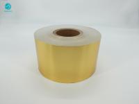 China 8011 Bright Gold Composite Aluminum Foil Paper For Cigarette Inner Packaging for sale