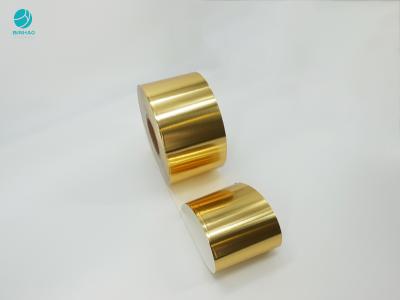 China 58gsm Golden Composite Paper Rolls Aluminium Foil Paper For Cigarette Package for sale