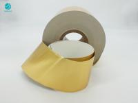 China 58gsm Golden Composite Paper Rolls Aluminium Foil Paper For Cigarette Package for sale