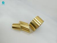 China 58gsm Golden Composite Paper Rolls Aluminium Foil Paper For Cigarette Package for sale