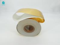 China 86mm Gold Smooth Surface Composite Aluminum Foil Paper For Cigarette Package for sale