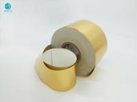 China 86mm Gold Smooth Surface Composite Aluminum Foil Paper For Cigarette Package for sale