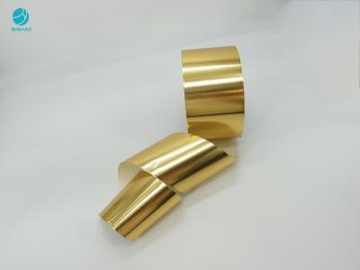 China 86mm Gold Smooth Surface Composite Aluminum Foil Paper For Cigarette Package for sale