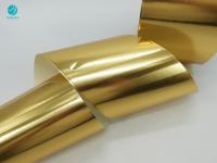 China Bright Gold 55Gsm Tobacco Cigarette Wrapping Aluminium Foil Package Paper for sale