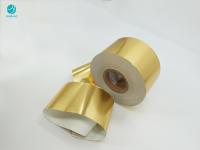 China OEM Composite 83mm Bright Gold Aluminium Foil Paper For Cigarette Package for sale