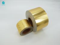 China Cigarette Golden Matte Aluminium Foil Paper 62gsm for sale
