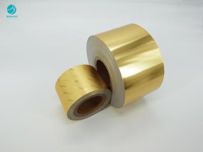 China Cigarette Golden Matte Aluminium Foil Paper 62gsm for sale