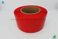 China Big Red Tear Strip Tape For Express Package 4.0mm Size MOPP Materials for sale