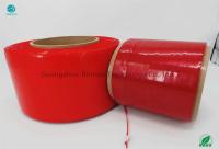 China Big Red Tear Strip Tape For Express Package 4.0mm Size MOPP Materials for sale