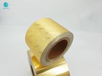 China Custom Gold Composite 114mm Aluminum Foil Paper For Cigarette Inner Packing for sale
