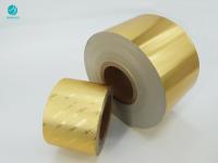 China Custom Gold Composite 114mm Aluminum Foil Paper For Cigarette Inner Packing for sale