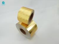 China OEM Composite Soft 1500m Gold Aluminium Foil Paper For Cigarette Package for sale