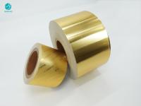 China OEM Composite Soft 1500m Gold Aluminium Foil Paper For Cigarette Package for sale