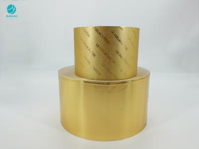 China OEM Composite Soft 1500m Gold Aluminium Foil Paper For Cigarette Package for sale