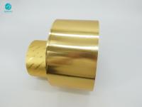 China Golden Personalized Design 114mm Aluminum Foil Paper For Cigarette Packing for sale
