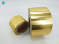 China OEM Composite 83mm Gold Aluminium Foil Paper For Cigarette Tobacco Package for sale