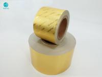 China Hot Stamping Composite Gold 8011 Aluminum Foil Paper For Cigarette Packaging for sale