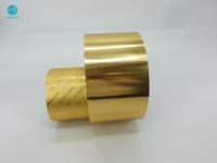 China Hot Stamping Composite Gold 8011 Aluminum Foil Paper For Cigarette Packaging for sale