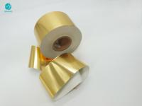 China Food Grade Composite Golden 8011 Aluminum Foil Cigarette Packaging Paper for sale