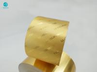 China Food Grade Composite Golden 8011 Aluminum Foil Cigarette Packaging Paper for sale