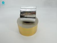China Silver Golden Cigarette Package Aluminium Foil Paper With Smooth Surface for sale