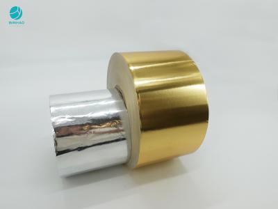China Silver Gold 55Gsm Cigarette Wrapping Aluminium Foil Tobacco Package Paper for sale