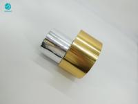 China Smooth Glossy Silvery Golden Aluminum Foil Paper For Cigarette Inner Package for sale