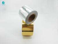 China 55Gsm Silver Gold Cigarette Wrapper Aluminium Foil Tobacco Package Paper for sale