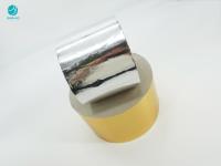 China 55Gsm Silver Gold Cigarette Wrapper Aluminium Foil Tobacco Package Paper for sale