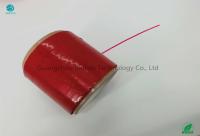 China Delivery Envelop Bag 5mm Tear Strip Tape Core Length 152mm Red Color for sale