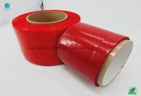 China Delivery Envelop Bag 5mm Tear Strip Tape Core Length 152mm Red Color for sale