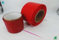 China Glue Thickness Paper Core 152m Big Size 5mm Tear Tape Red Color for sale